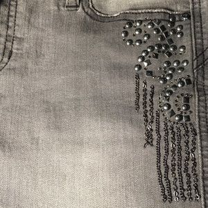 Cache | Jeans | Cache Bedazzled Washed Black Jeans | Poshmark